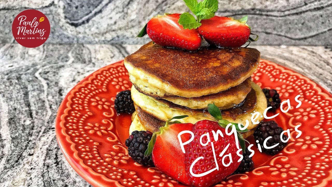 Como fazer panquecas doce (Panqueca americana sem glúten) - Viver sem trigo