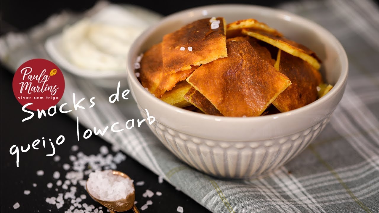 Snacks de queijo lowcarb - Viver sem trigo